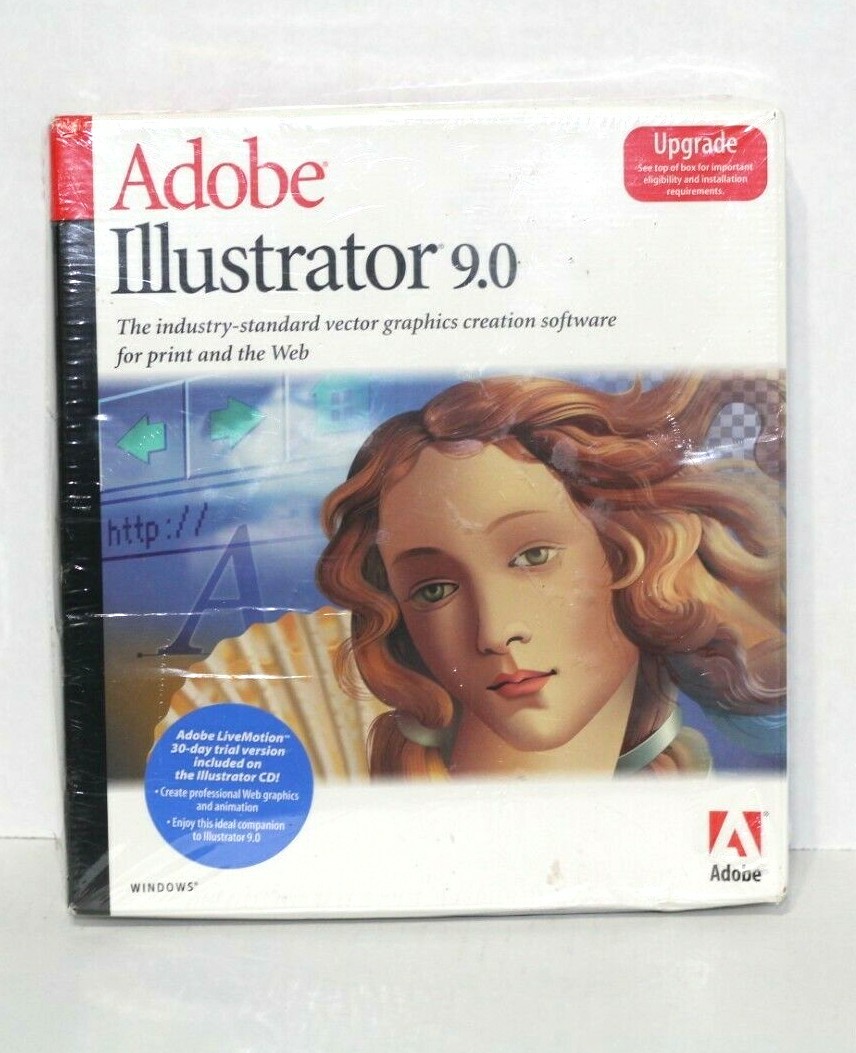 Купить Мультимедийная программа Adobe ILLUSTRATOR 9.0 VINTAGE SOFTWARE ...