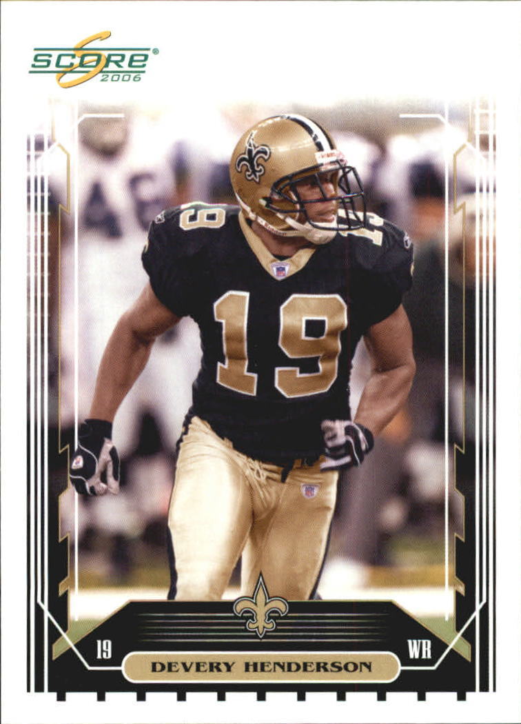 2006 Score - Glossy #177 Devery Henderson for sale online | eBay