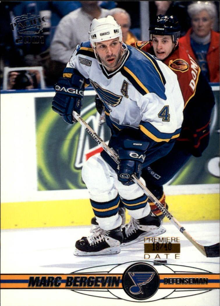 2000-01 Pacific - Marc Bergevin #340 Premiere Date /40 for sale online ...