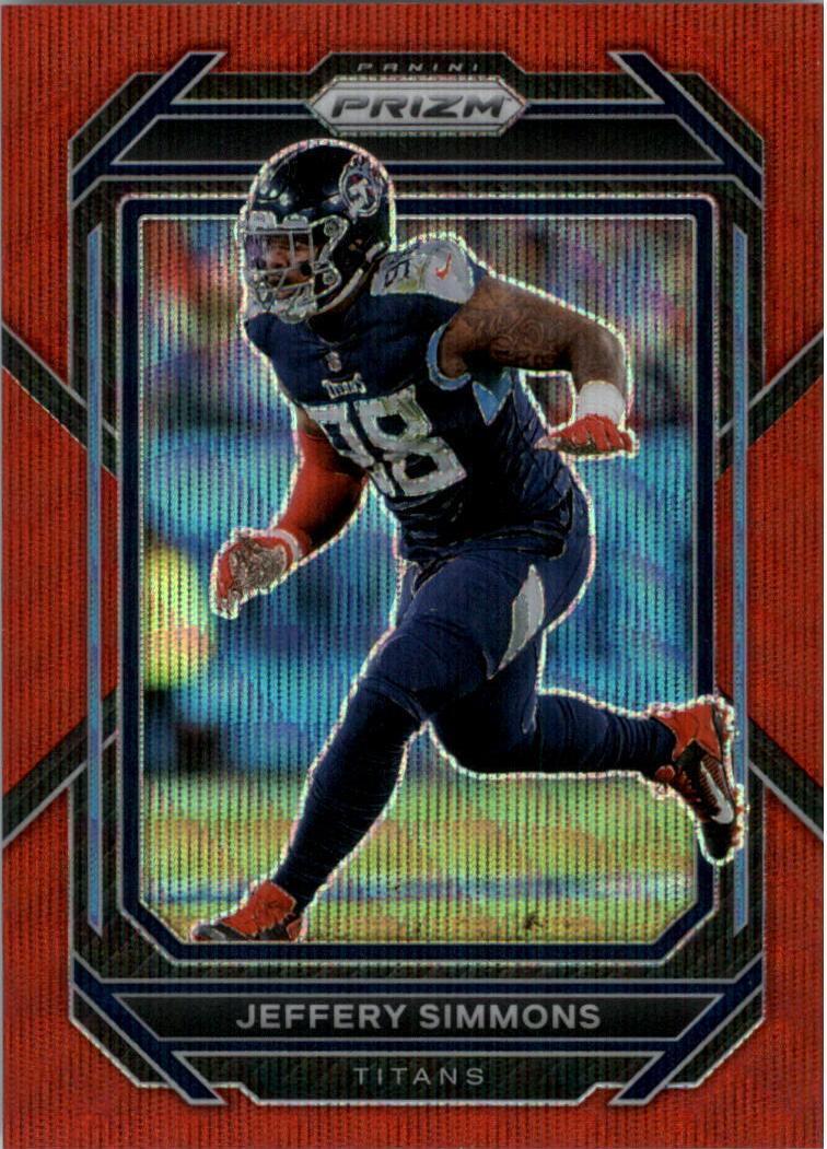 2022 Panini Prizm - Jeffery Simmons #289 Red Wave Prizm /149 for sale ...
