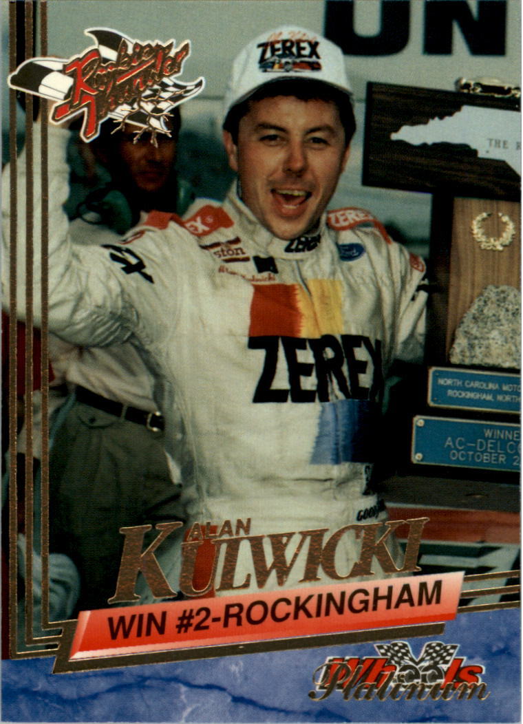 1993 Wheels Rookie Thunder - Platinum #57 Alan Kulwicki for sale online ...