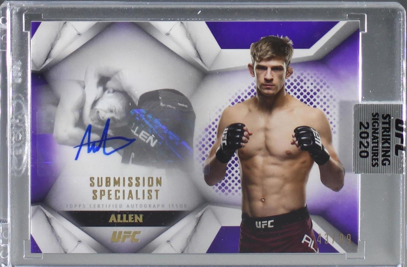 2020 Topps UFC Striking Signatures - Submission Specialist Autographs ...