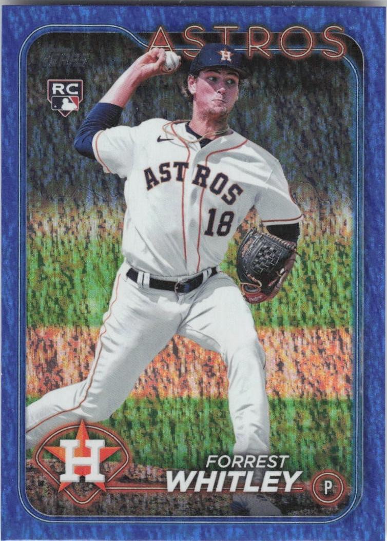 2024 Topps Update Series - Forrest Whitley #US61 Blue Holo Foilboard ...
