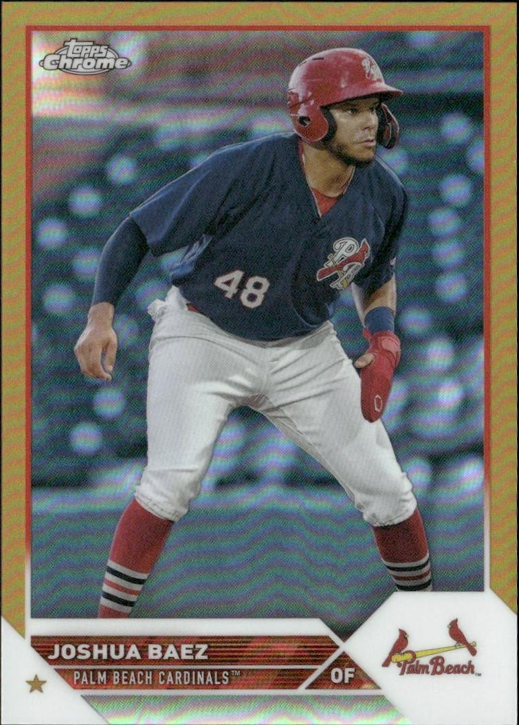 2023 Topps Pro Debut - Chrome Joshua Baez #PDC-37 Gold Refractor /50 (RC) for sale online | eBay