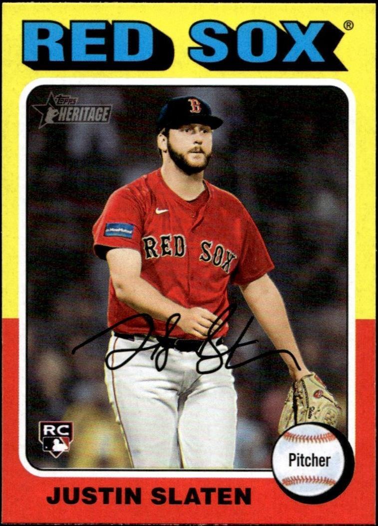 2024 Topps Heritage High Number - SP Justin Slaten #721 (RC) for sale ...