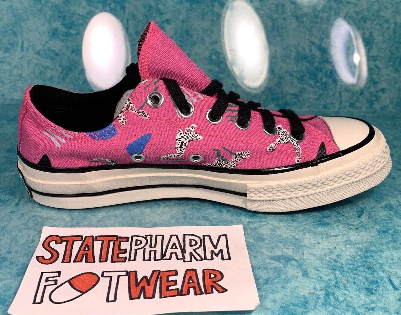 Size 8 - Converse Chuck 70 Low Archive Skate Print - Hyper Pink for ...