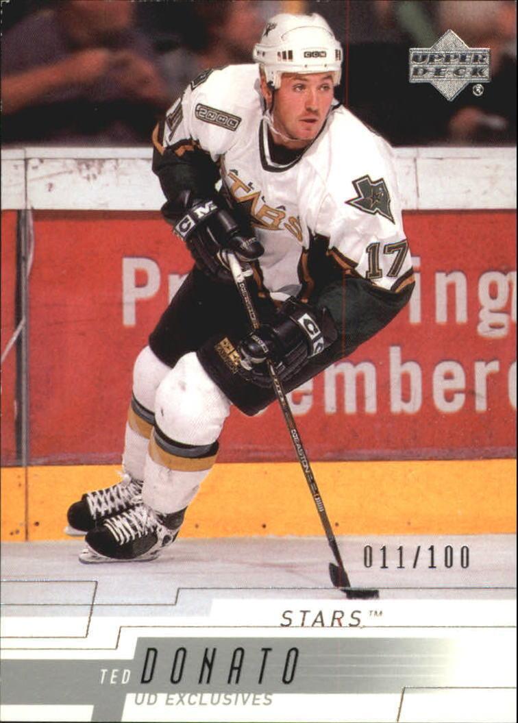 2000-01 Upper Deck - Exclusives #289 Ted Donato /100 for sale online | eBay