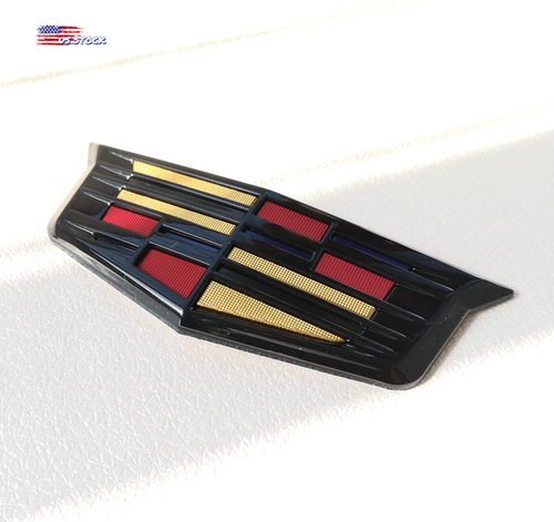 3D Black&3 Color Rear Decklid Logo Badge Emblem For Cadillac XTS CT6 XT5 ATSのeBay公認海外通販｜セカイモン