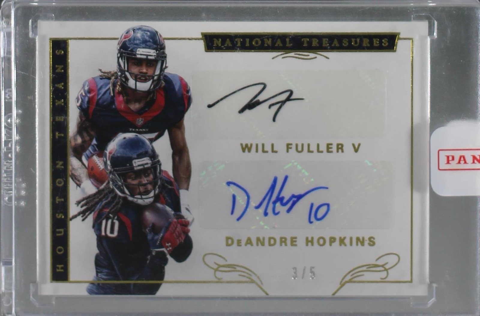 2016 Panini National Treasures - Dual Signatures Gold #5 DeAndre ...