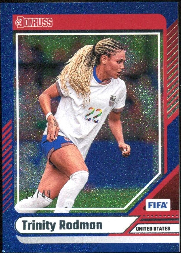 2024-25 Panini Donruss Fifa - Trinity Rodman #175 Blue /49 for sale ...