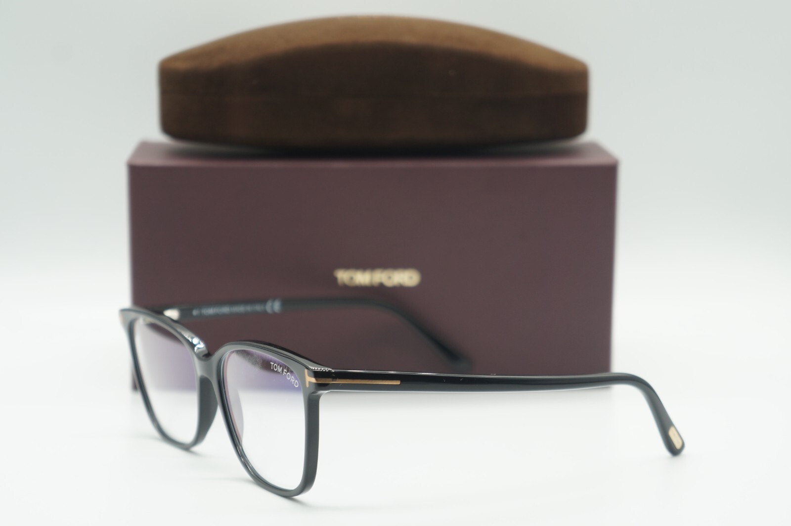 NEW TOM FORD TF 5842-B ECO 001 SHINY BLACK AUTHENTIC NEW TOM FORD TF 5842-B ECO 001 SHINY BLACK AUTHENTIC