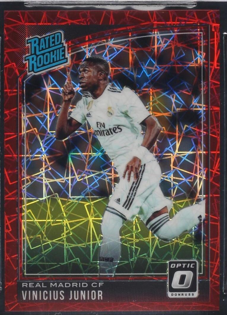 2018-19 Panini Donruss - Rated Rookie Vinicius Junior #177 Optic Red ...