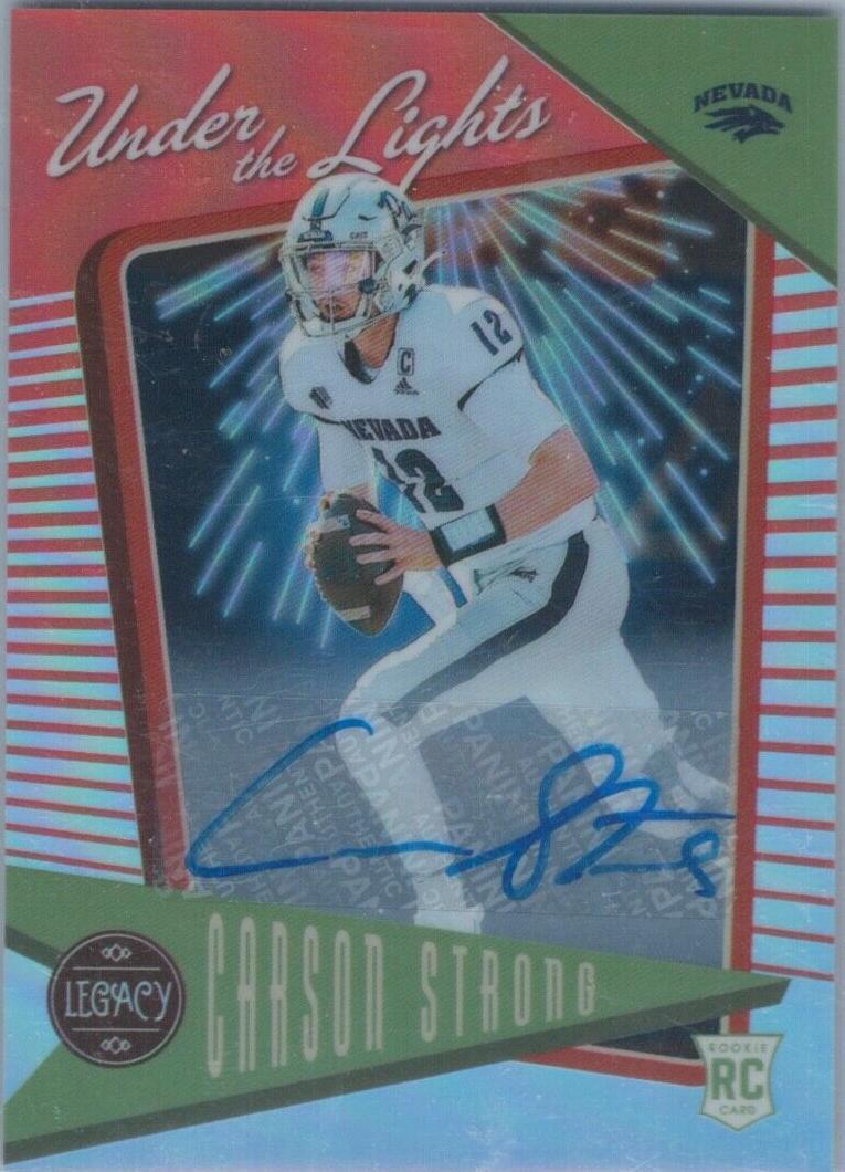 2022 Panini Legacy - Under the Lights Carson Strong #UL-6 Orange ...
