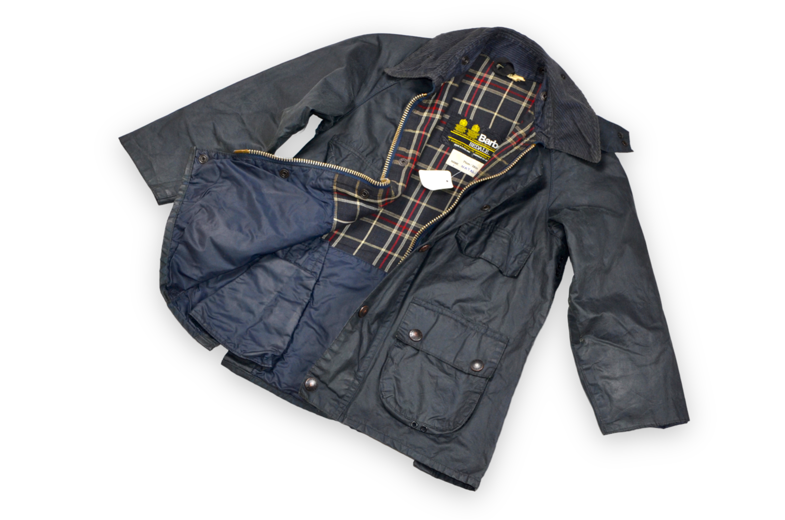 Blue barbour wax jacket store