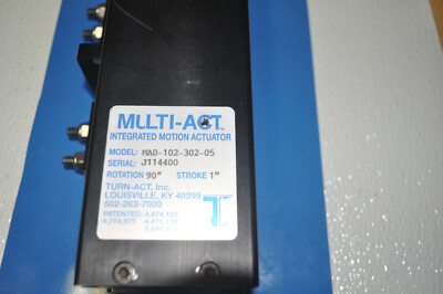 TURN-ACT Rotary Actuators, Parts, and Accessories