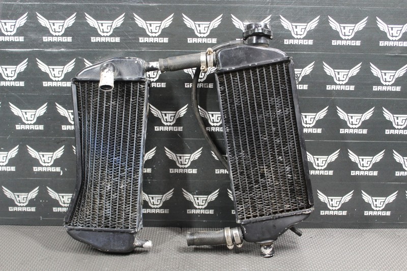 1994 KAWASAKI KX250 KX125 OEM LEFT RIGHT RADIATORS RADS COOLING SYSTEM ...