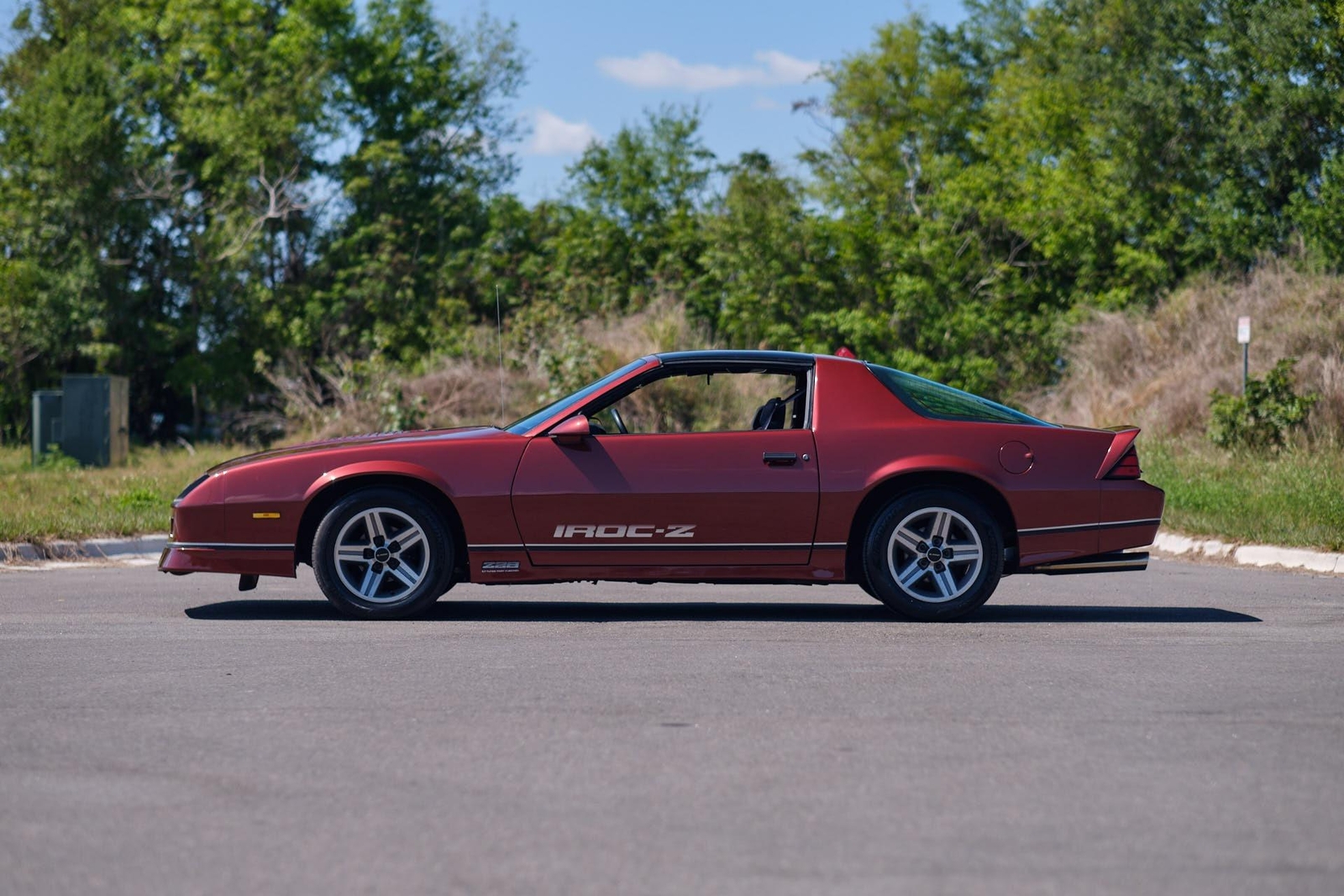 1987 Chevrolet Camaro Iroc Z28 Low Miles Burgundy - Used Chevrolet ...