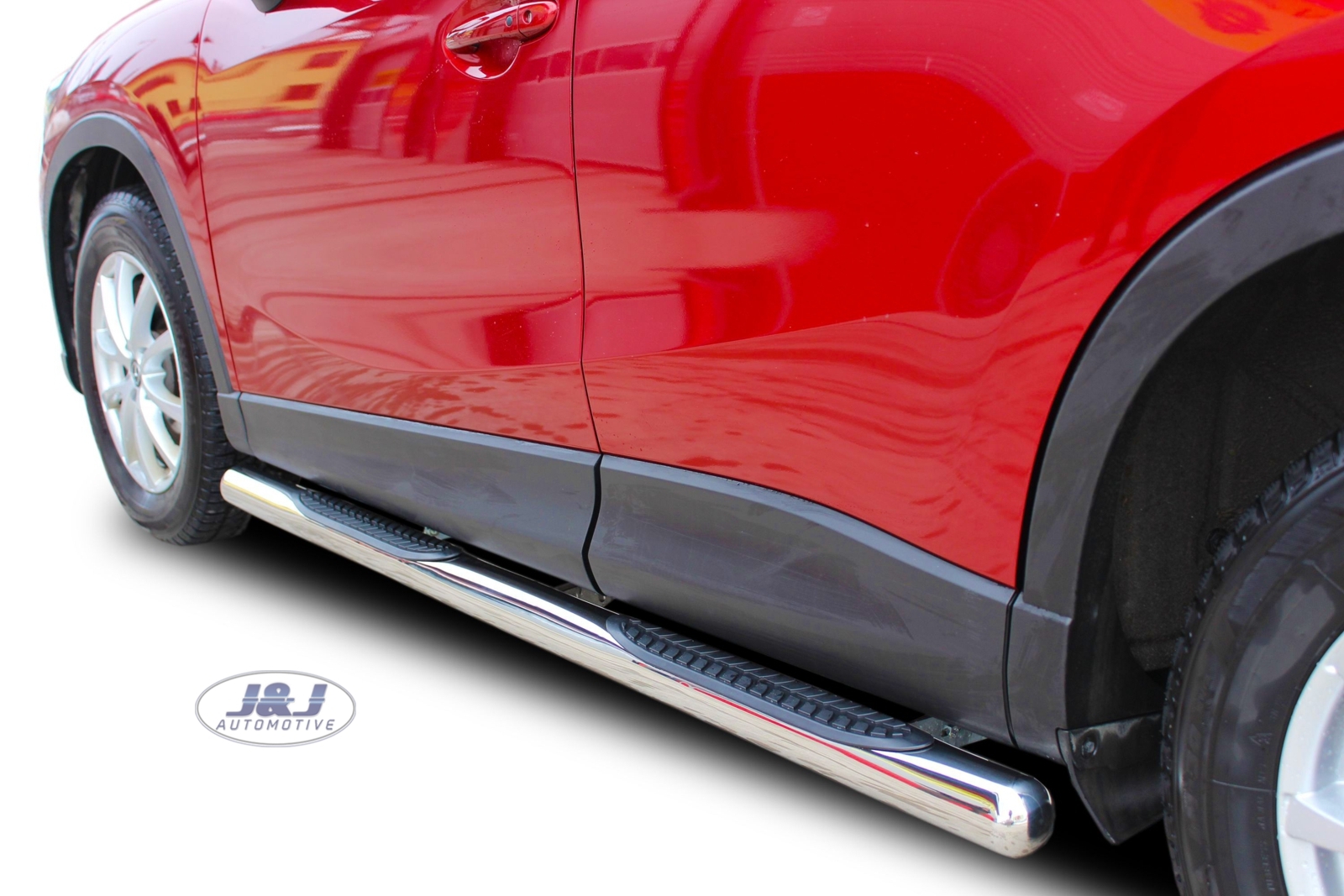 SB355 MAZDA CX-5 2012-2016 Luxury Chrome Side Steps Bars Running Board ...