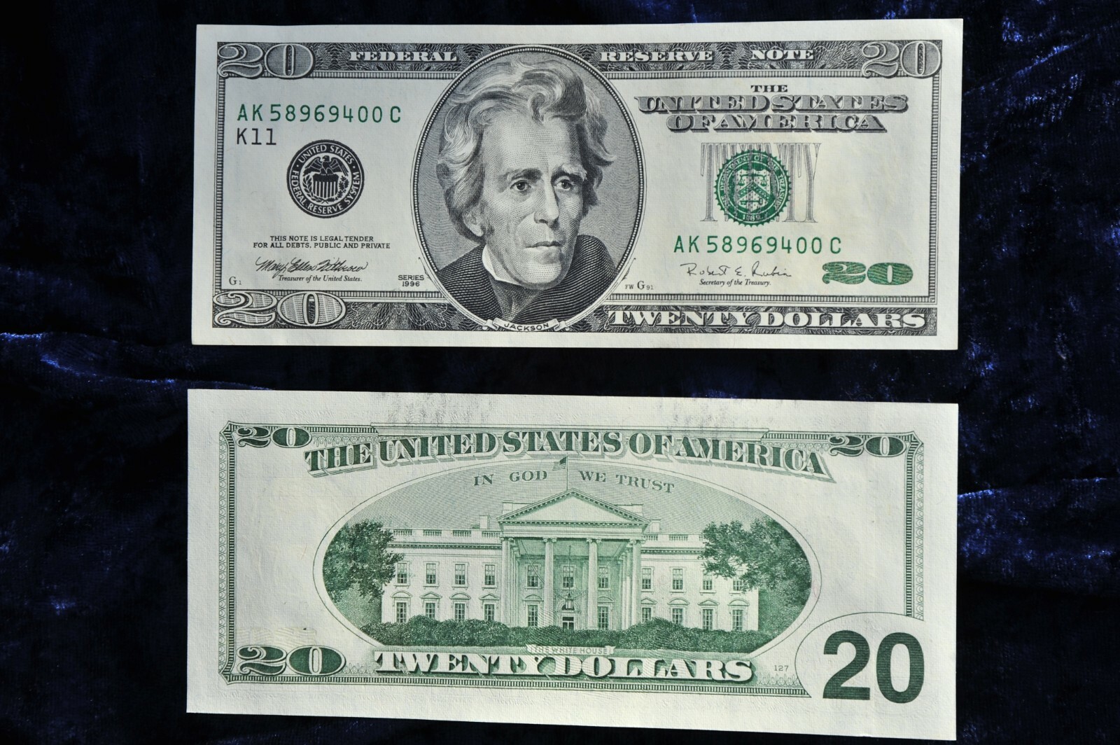 20 Dollar Bill Front Actual Size