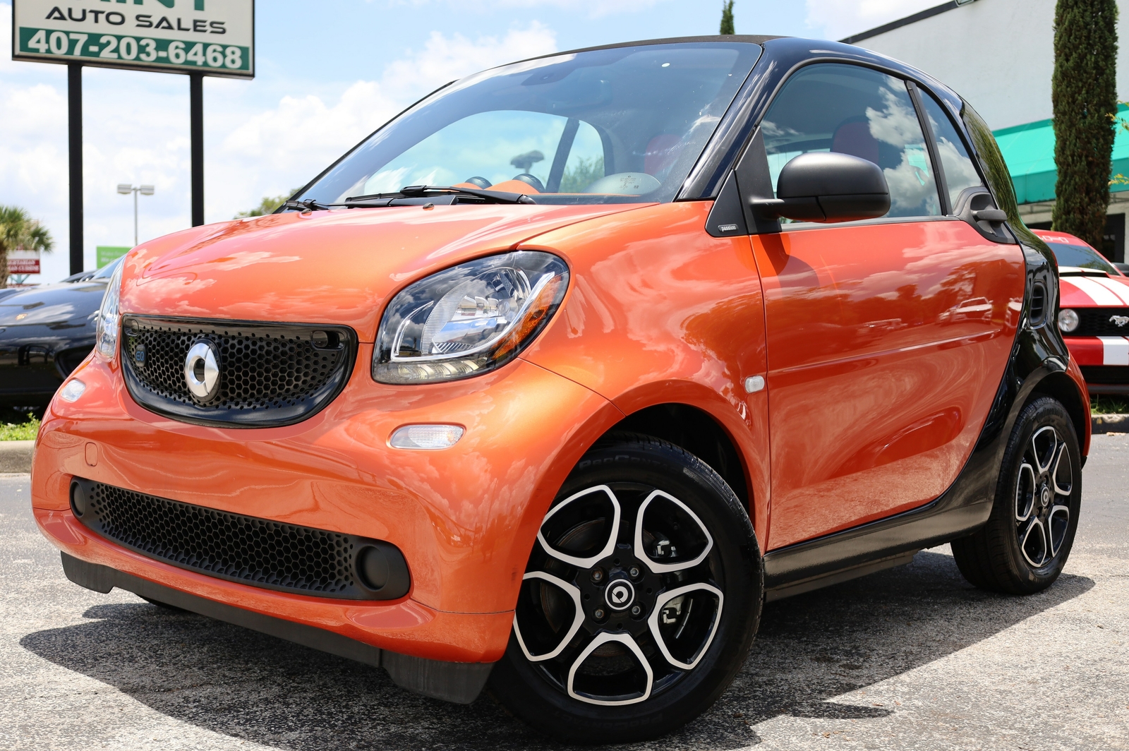 2018 Smart Fortwo Electric Drive, Orange With 2416 Miles Available Now ...