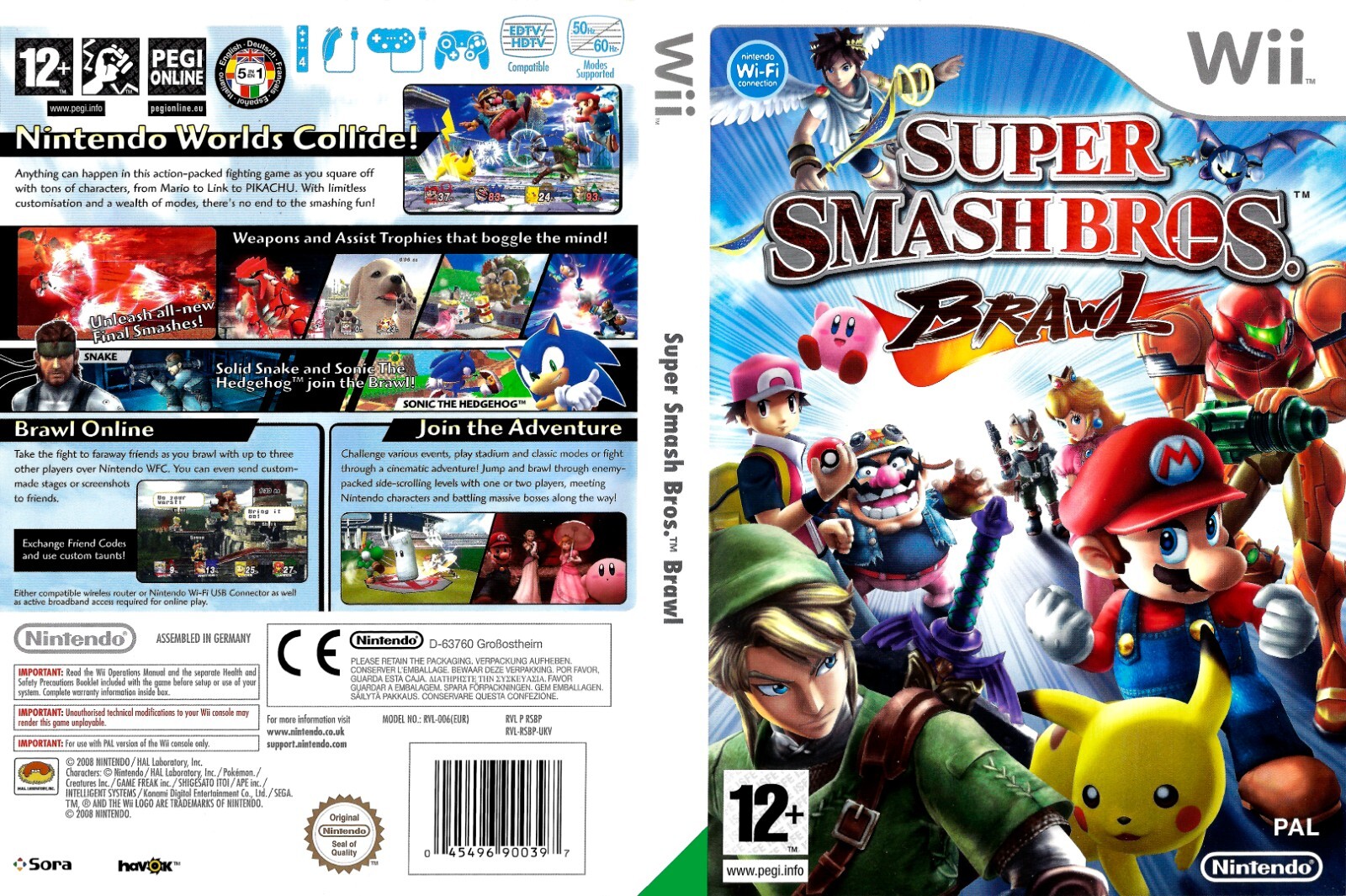 Super smash bros wii release date store