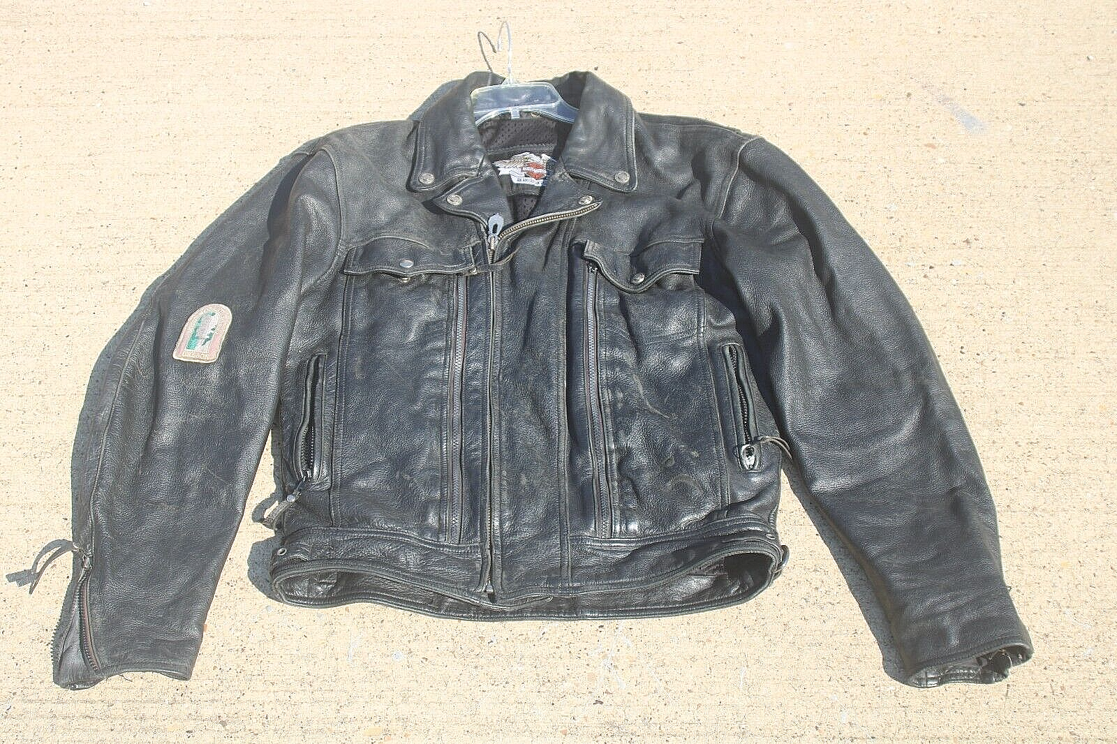 Harley Davidson Mens Leather Jacket Sz M Black Nevada 98122 Harley Davidson Mens Leather Jacket Sz M Black Nevada 98122