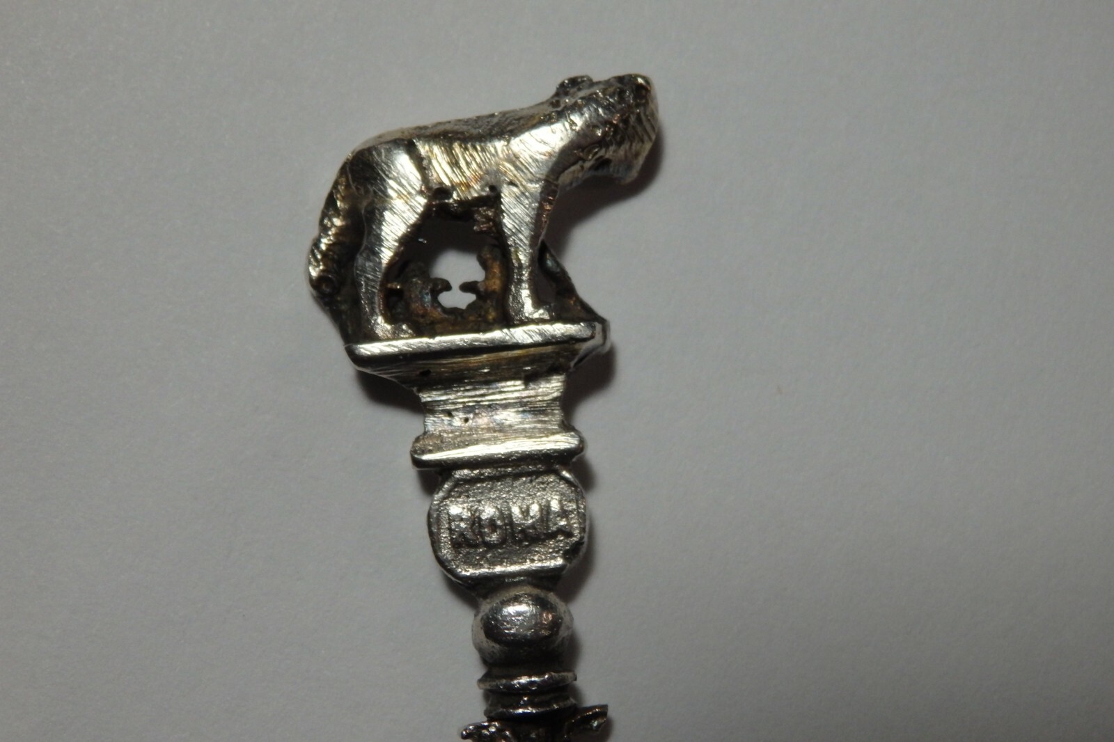 Antique 800 Sterling Silver Rome Roma Spor Romulus Remus Figural ...