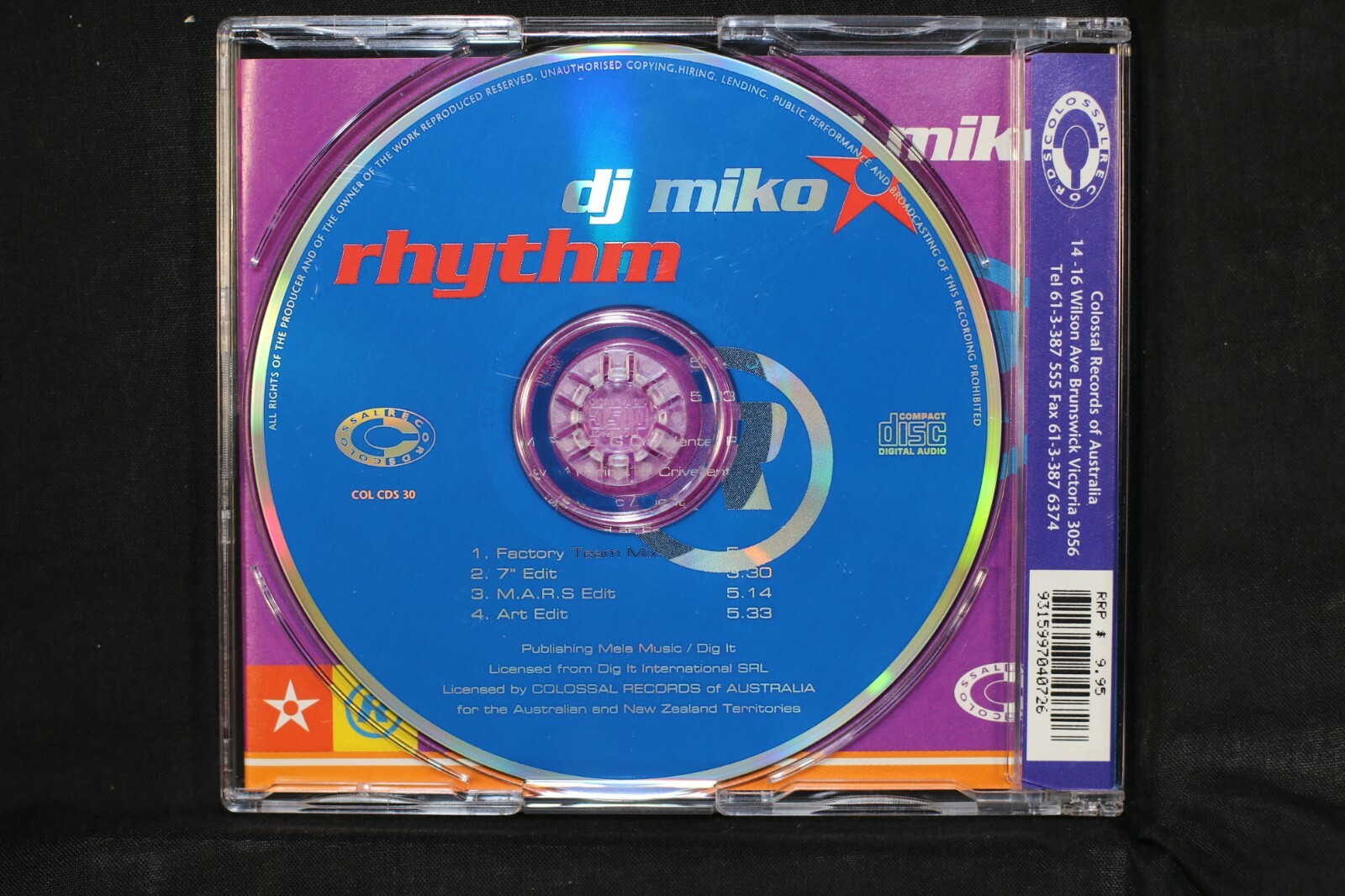 DJ Miko Rhythm Single CD C1113 | EBG