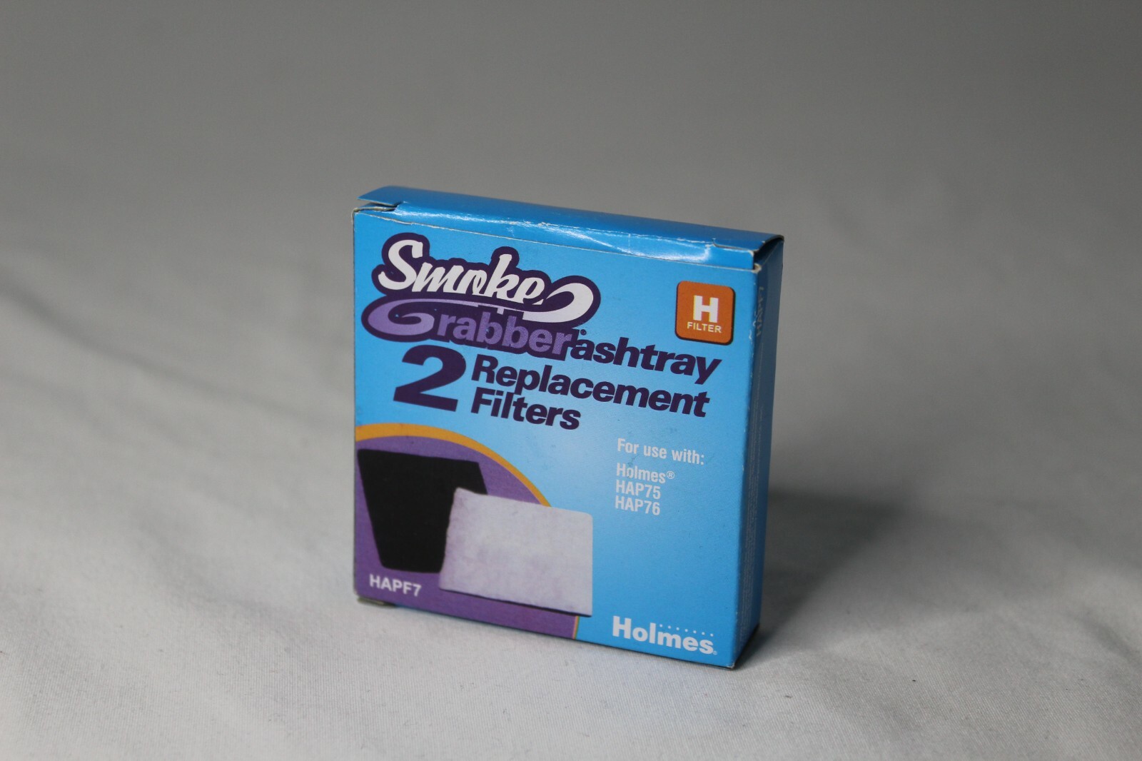 Holmes Smoke Grabber Ashtray 2 Replacement Filters HAP75 HAP76 Model NEW