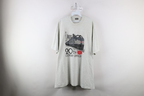 Vtg 90s Mens 2XL The 20th Century Limited New York Central Vtg 90s Mens 2XL The 20th Century Limited New York Central