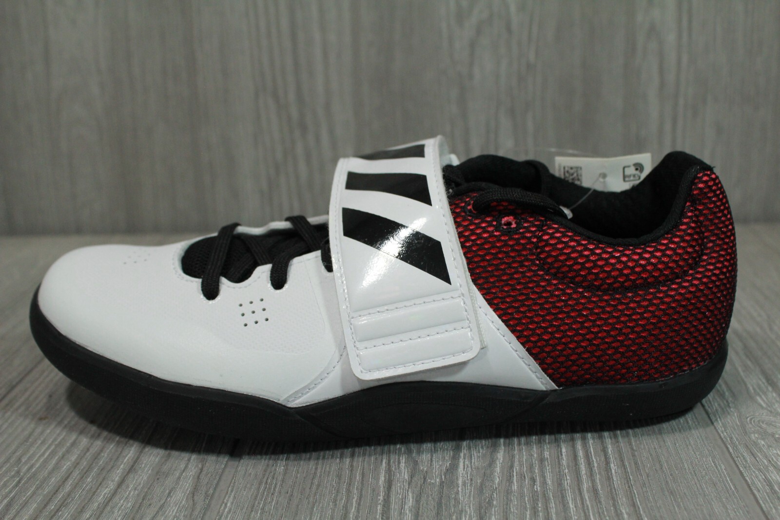 New Adidas B37487 Adizero Discus Hammer Black White Running New Adidas B37487 Adizero Discus Hammer Black White Running