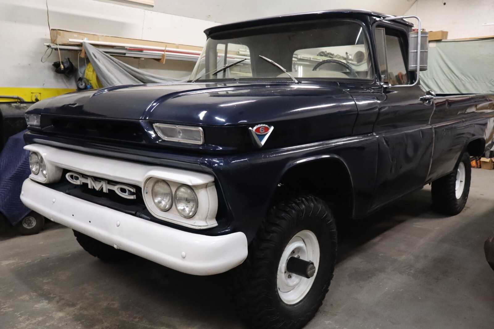 1963 Gmc 4x4 4wd Manual K10 K1000 Pickup Truck. Runs & Drives Nicely. Unmodified - Used Gmc 1/2 ...