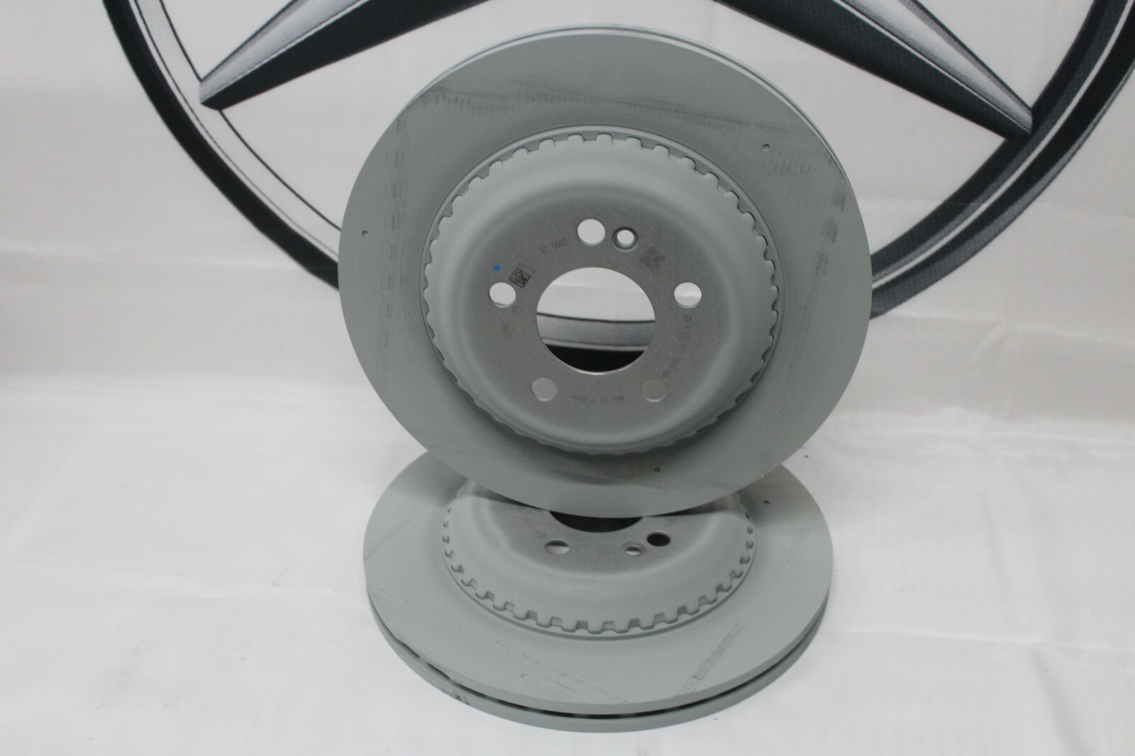 NEW Genuine Mercedes-Benz W222 S-Class REAR Brake Discs X2 A2224231000 ...