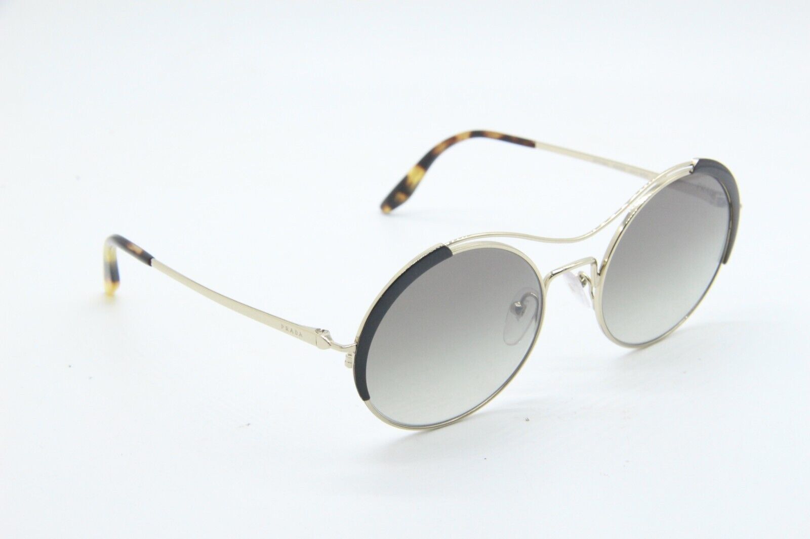 NEW PRADA SPR 55V AAV-5O0 GOLD BLACK BROWN AUTHENTIC NEW PRADA SPR 55V AAV-5O0 GOLD BLACK BROWN AUTHENTIC