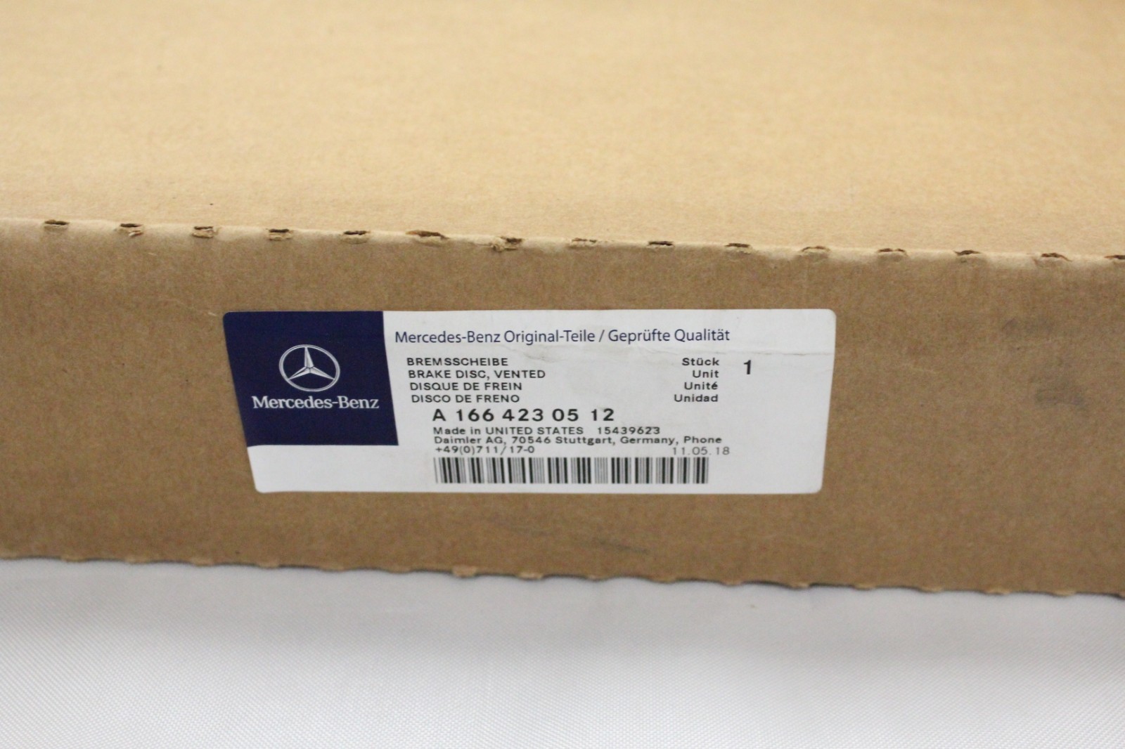 NEW Genuine Mercedes-Benz W166 ML ML63 AMG REAR Brake Discs X2 ...