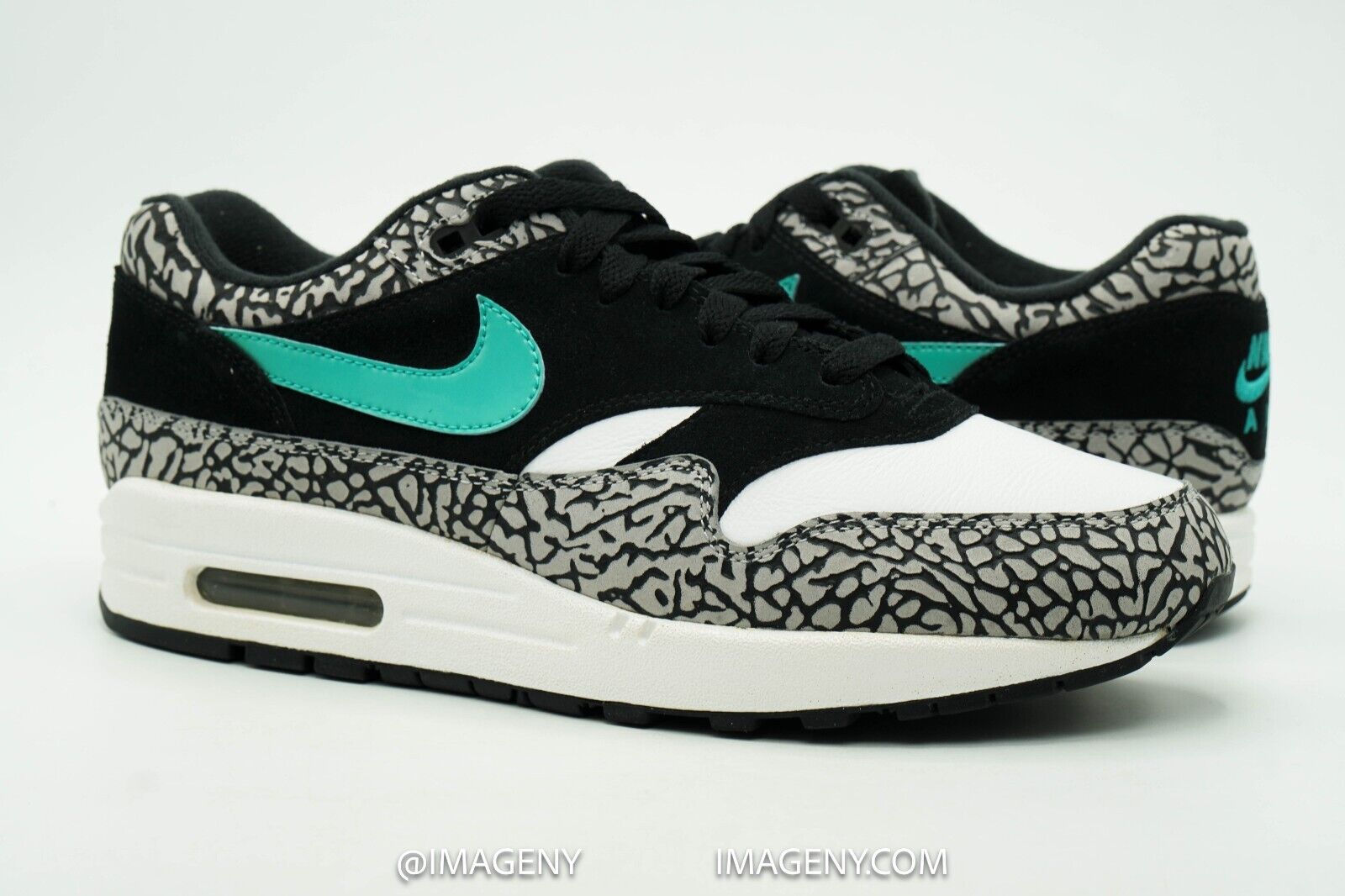 NIKE AIR MAX 1 USED SIZE 8 ATMOS ELEPHANT PRINT GREY CLEAR NIKE AIR MAX 1 USED SIZE 8 ATMOS ELEPHANT PRINT GREY CLEAR
