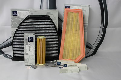 Genuine Mercedes-Benz W204 C-Class C180 C200 C250 CGI Filter Service ...