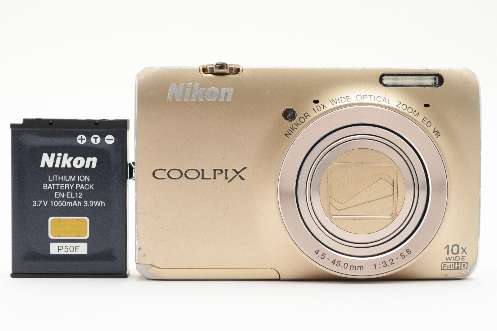 Nikon COOLPIX S6300 Gold Digital Camera 16.0 MP 10x Optical Nikon COOLPIX S6300 Gold Digital Camera 16.0 MP 10x Optical