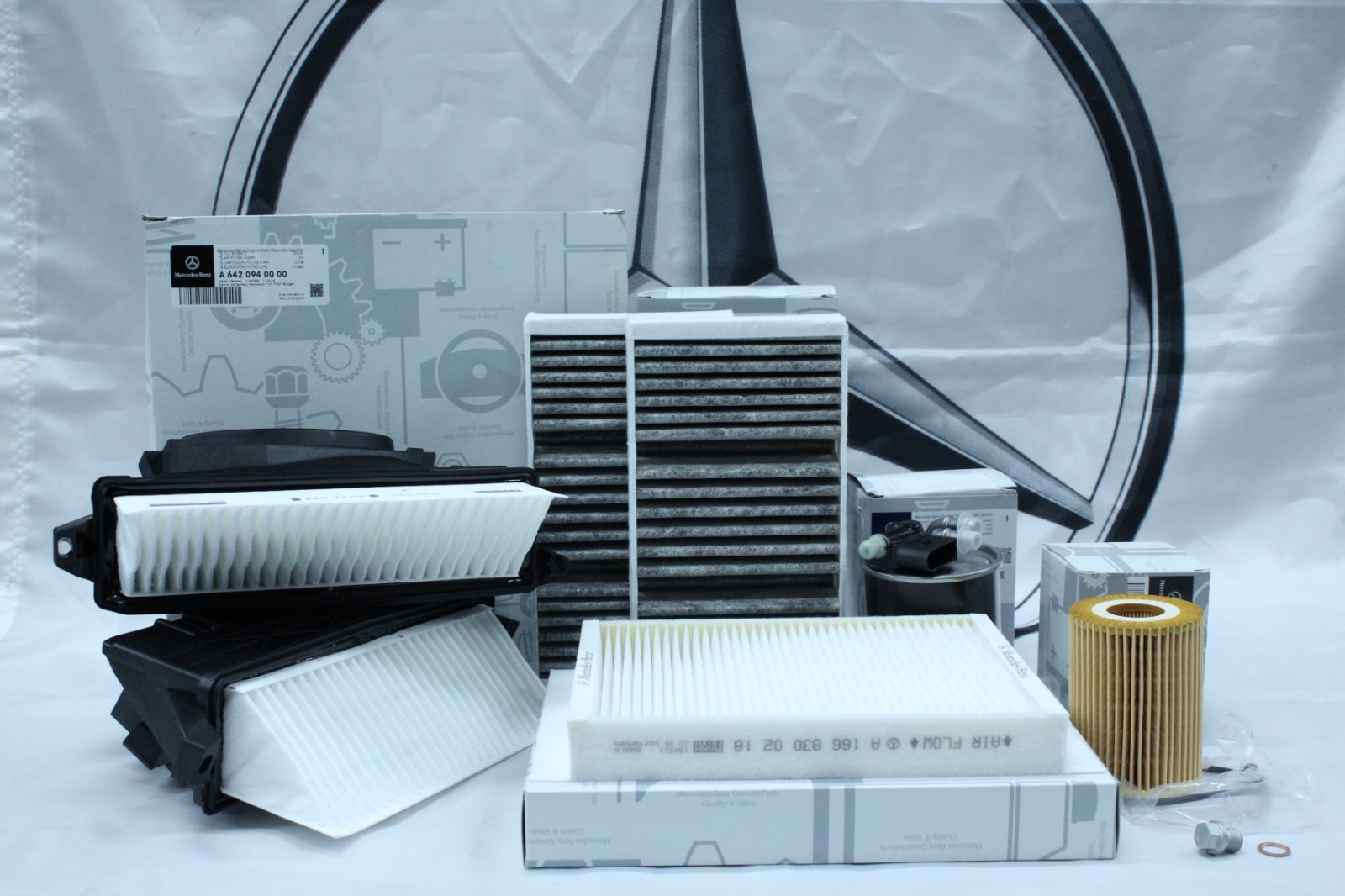 Genuine Mercedes-Benz W166 ML GLE GL 300d 350d Diesel OM642 Filter ...