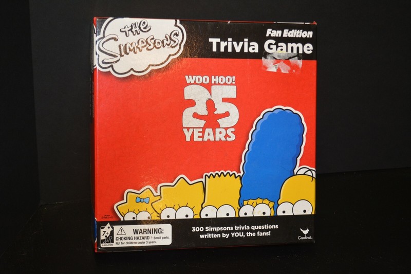 The Simpsons Trivia Game: Fan Edition (2013) Board Game – Board Game Guys