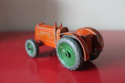 Charbens 3.5” TRACTOR Diecast Car VINTAGE Orange & Green Wheels RARE 50 ...