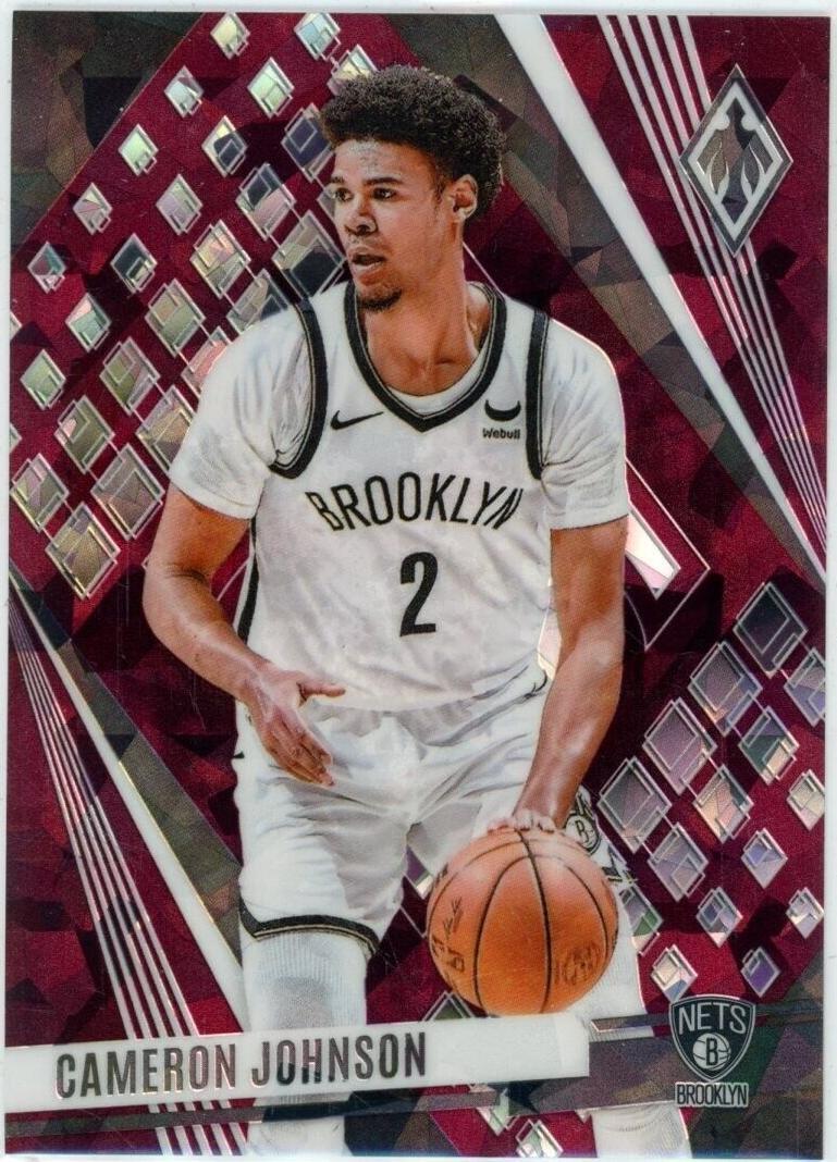 2023-24 Panini Phoenix - Cameron Johnson #216 Maroon Ice Phoenix /275 ...