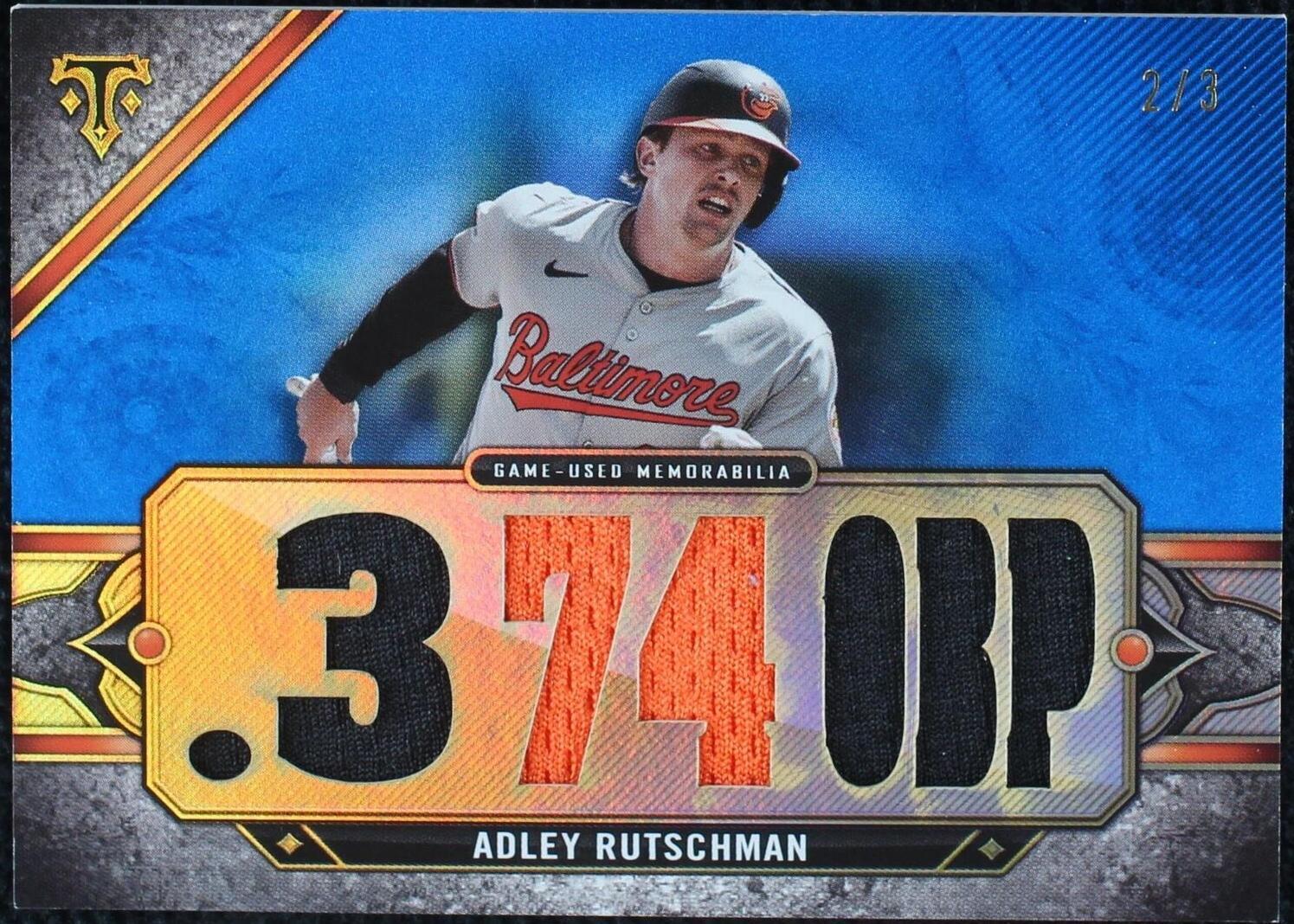 2024 Topps Triple Threads - Triple Threads Relics Adley Rutschman #TTR ...
