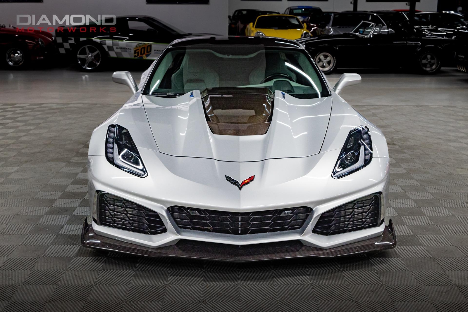 2019 Chevrolet Corvette Zr1 2352 Miles Blade Silver Metallic Coupe 6.2l ...