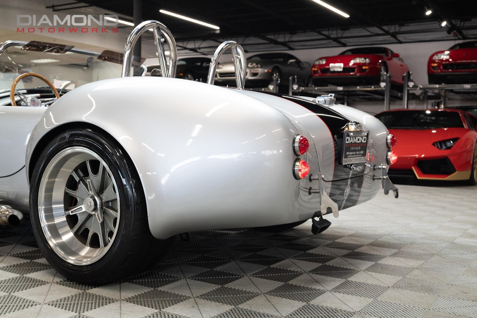 1965 Backdraft Racing Shelby Ac Cobra Replica 2194 Miles Silver W/black ...