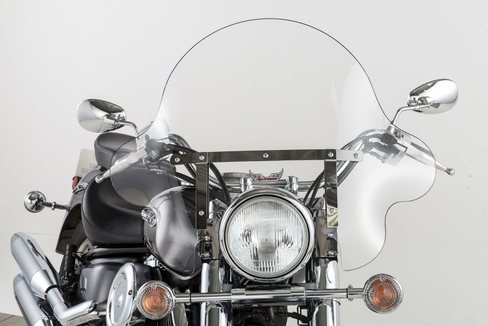 Slipstreamer - SS-32-20CWQ - SS-32 20in. Falcon Windshield with Chrome ...