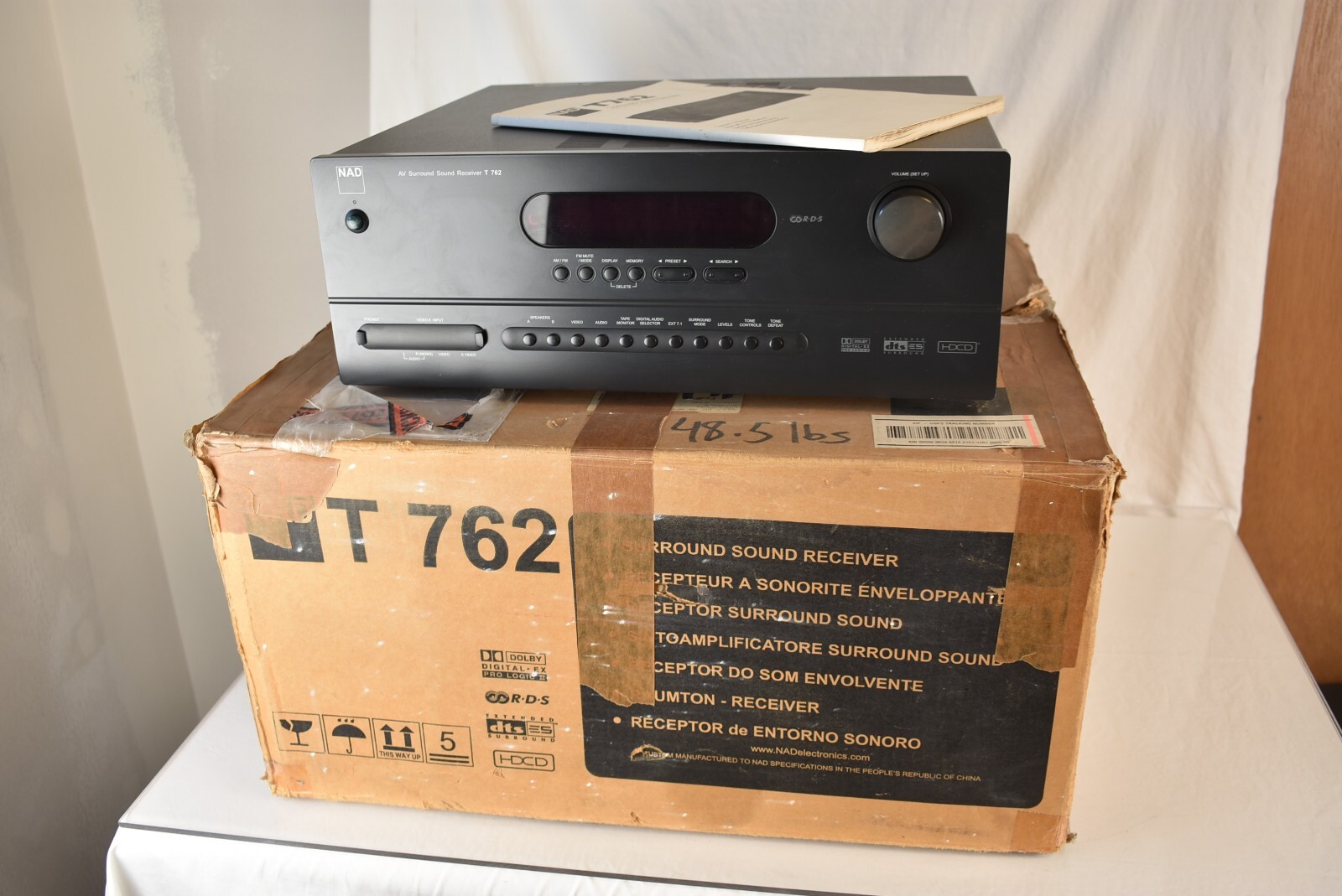 Receiver | Nad T 762 Av Surround Sound