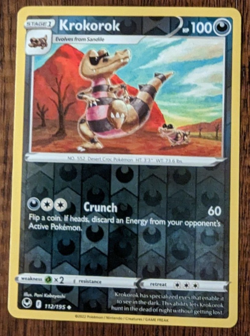 Krokorok Evolution Chart