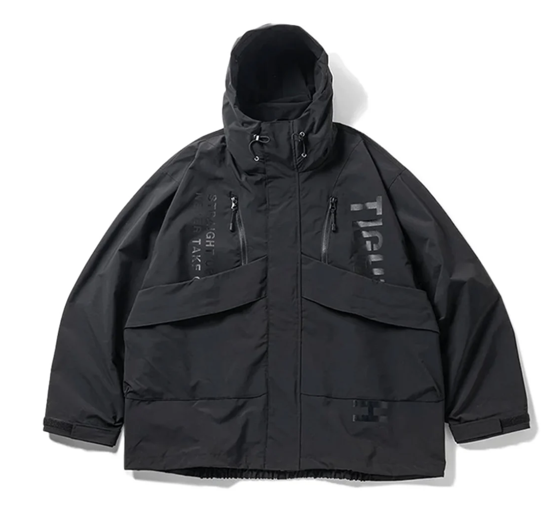 2024 FW / TIGHTBOOTH HOODED TACTICAL JACKET / BLACK- L New 2024 FW / TIGHTBOOTH HOODED TACTICAL JACKET / BLACK- L New