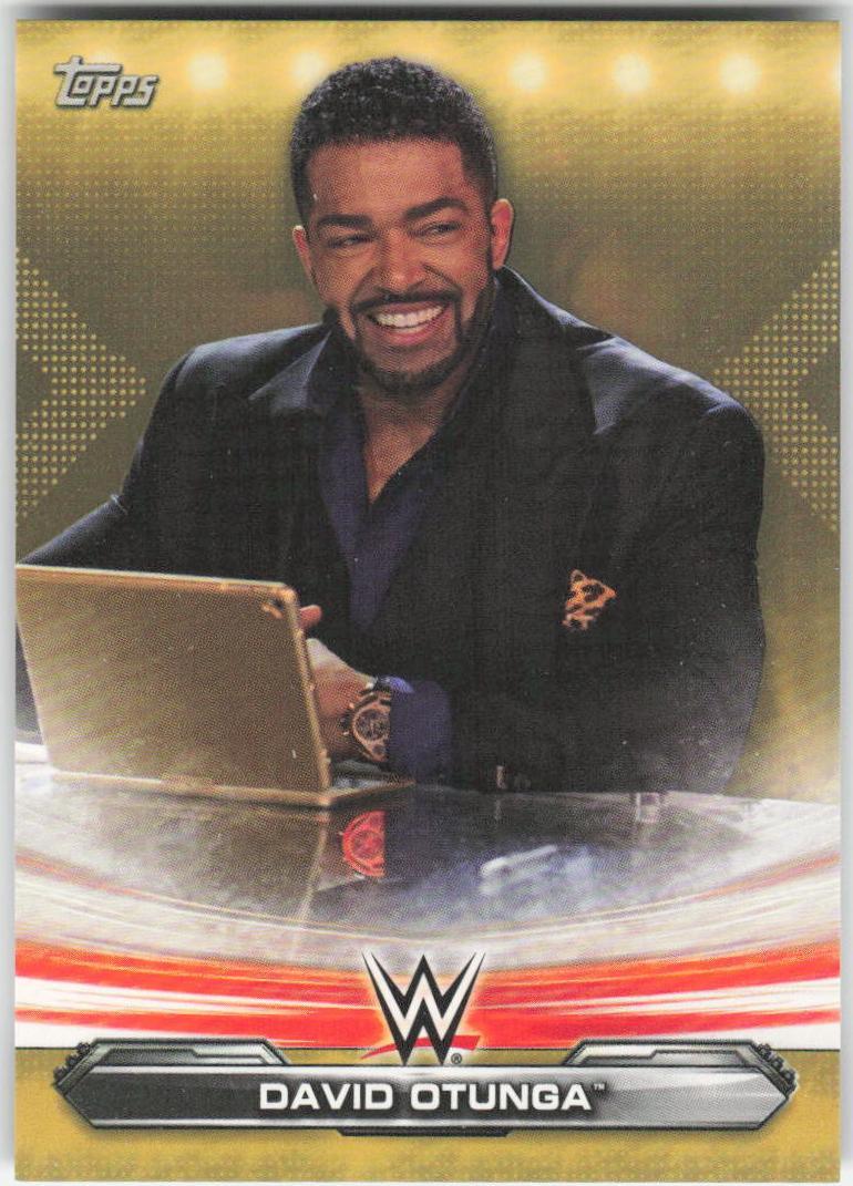 2019 Topps WWE Raw - David Otunga #23 Gold /10 for sale online | eBay